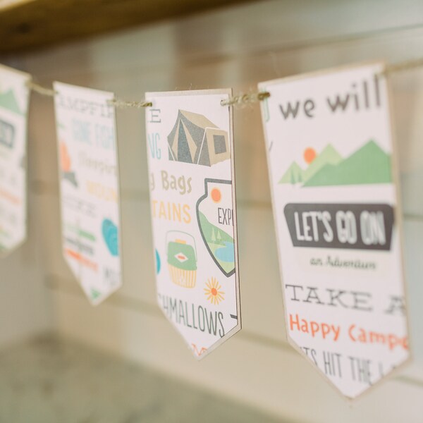 Camping Banner - Etsy