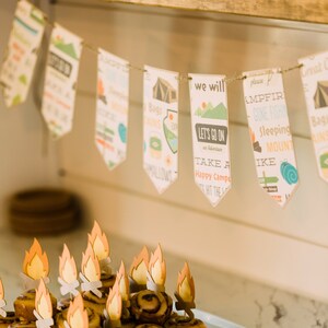 Camping Party Banner, Camping Theme Party Decor, Camping Classroom ...