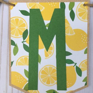 Summer Banner, Lemon Banner, Lemon Party Decor, Lemonade Party Banner ...