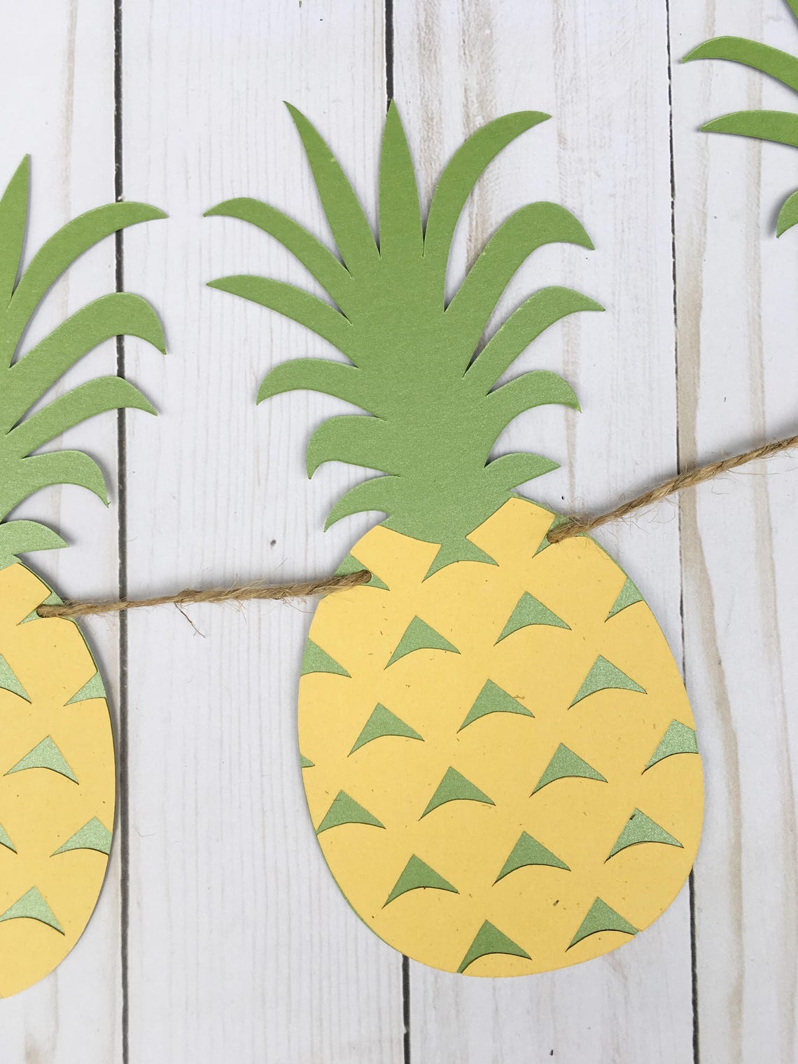 Pineapple Banner Tropical Party Banner Tutti Fruity Party | Etsy