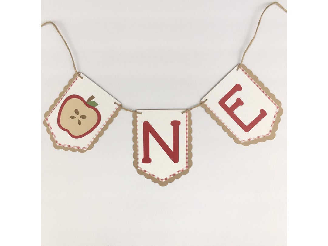 Apple Banner, Apple Basket Banner, Apple Picking Party, Apple of My Eye ...