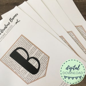 Printable Book Club Banner, Classroom Banners, Literature Themed Banner ...