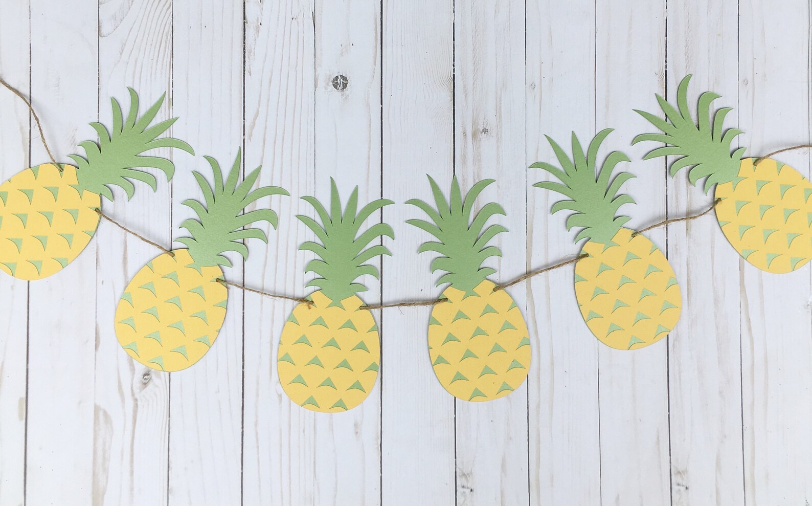 Pineapple Banner Tropical Party Banner Tutti Fruity Party | Etsy