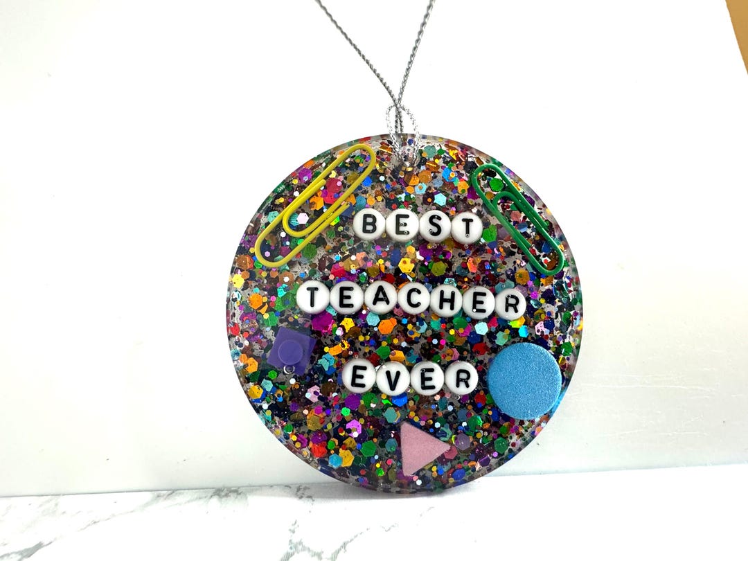 Teacher Gift, Teacher Ornament, Teacher Appreciation Gift, Teacher Name ...