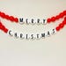 Giant Merry Christmas Friendship Bracelet, Christmas Garland ...