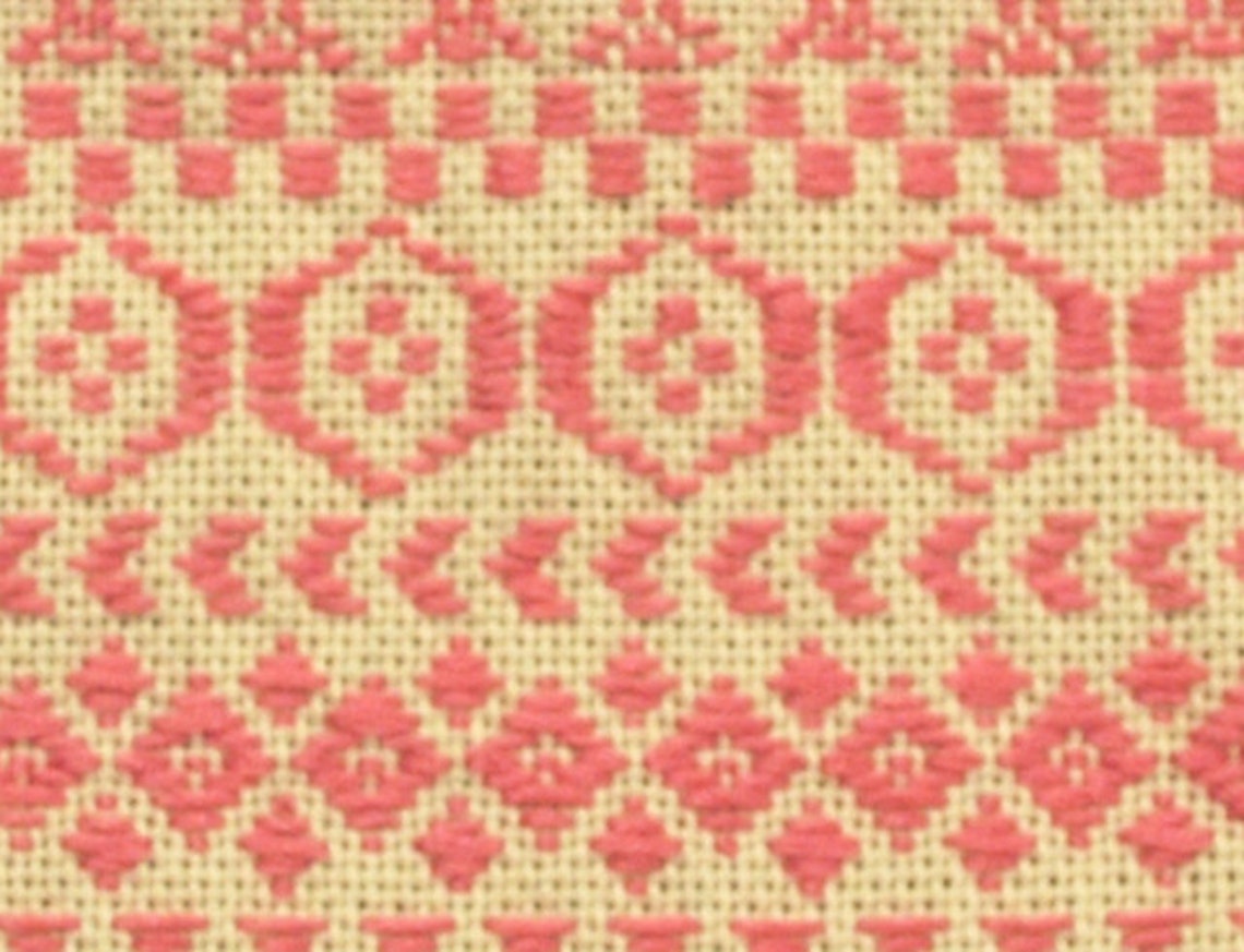 Pattern: Kogin Embroidery Basket Cover Instruction - Etsy