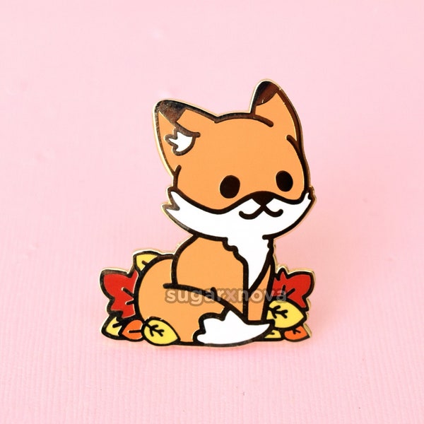 Fox Enamel Pin - Etsy