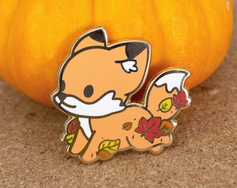 Fox enamel pin | Etsy