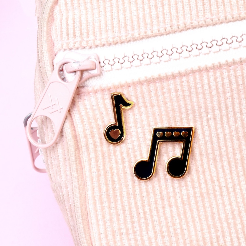 Music Note Pins - Etsy