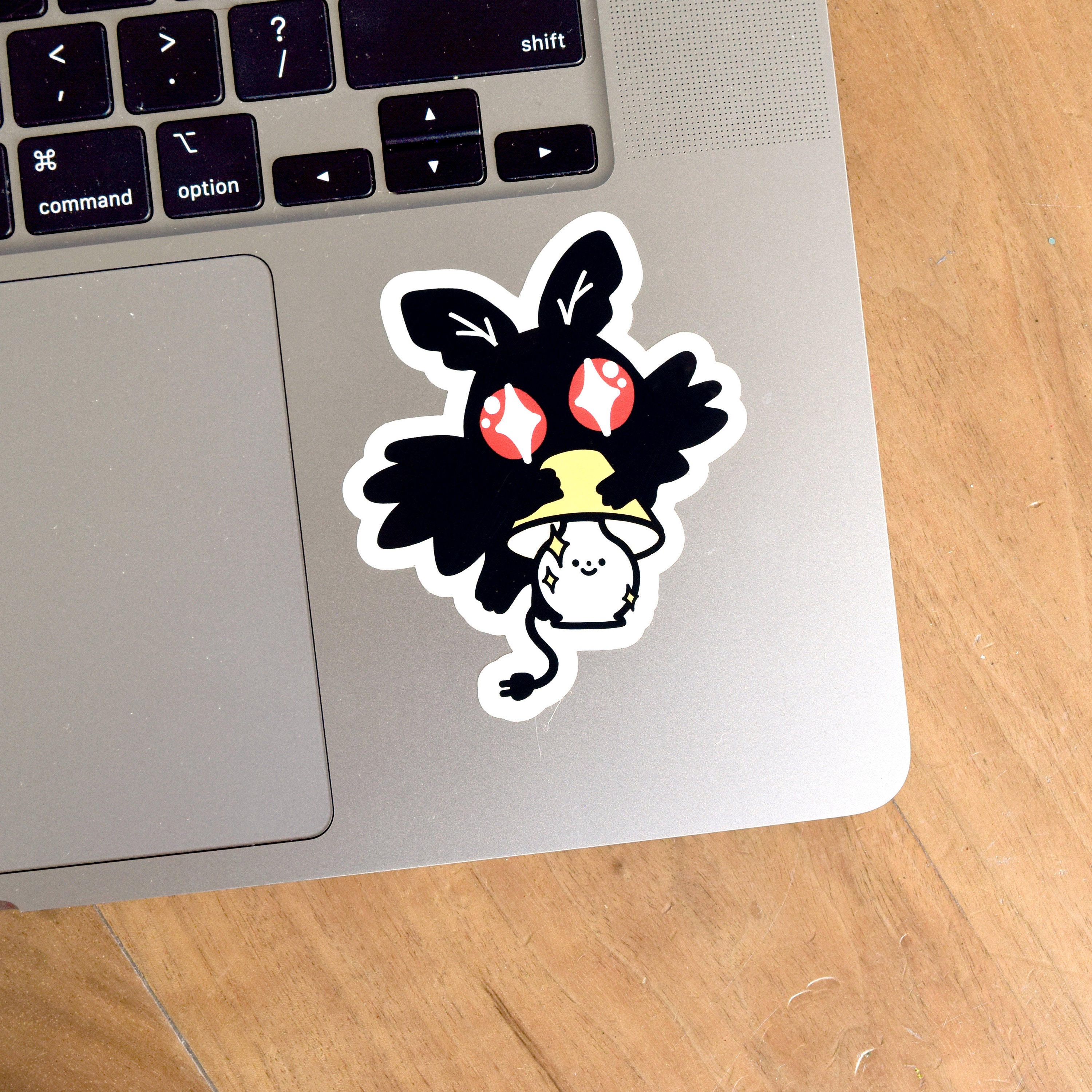 Mothman and Lamp Funny Cryptid Vinyl Sticker - Etsy