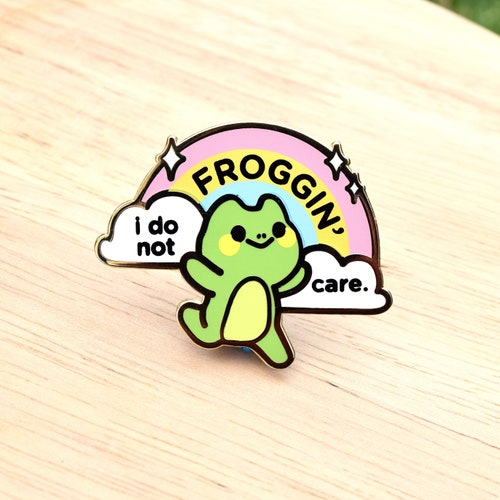 Cowboy Frog Enamel Pin Cute Froggy Gift - Etsy