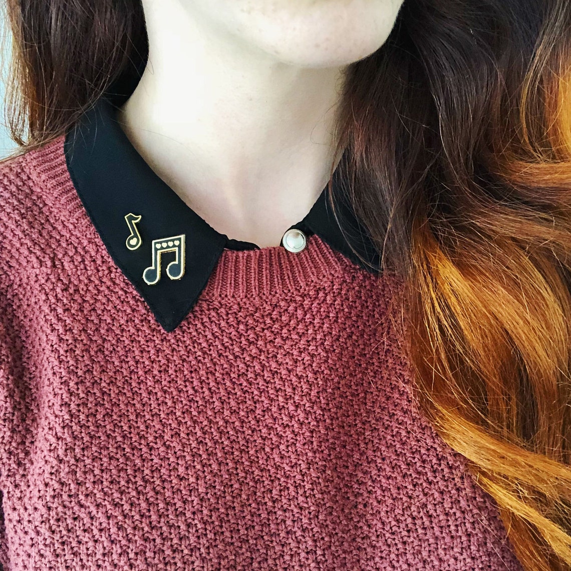 Music Note Hard Enamel Pin // Love Band Choir Teacher - Etsy