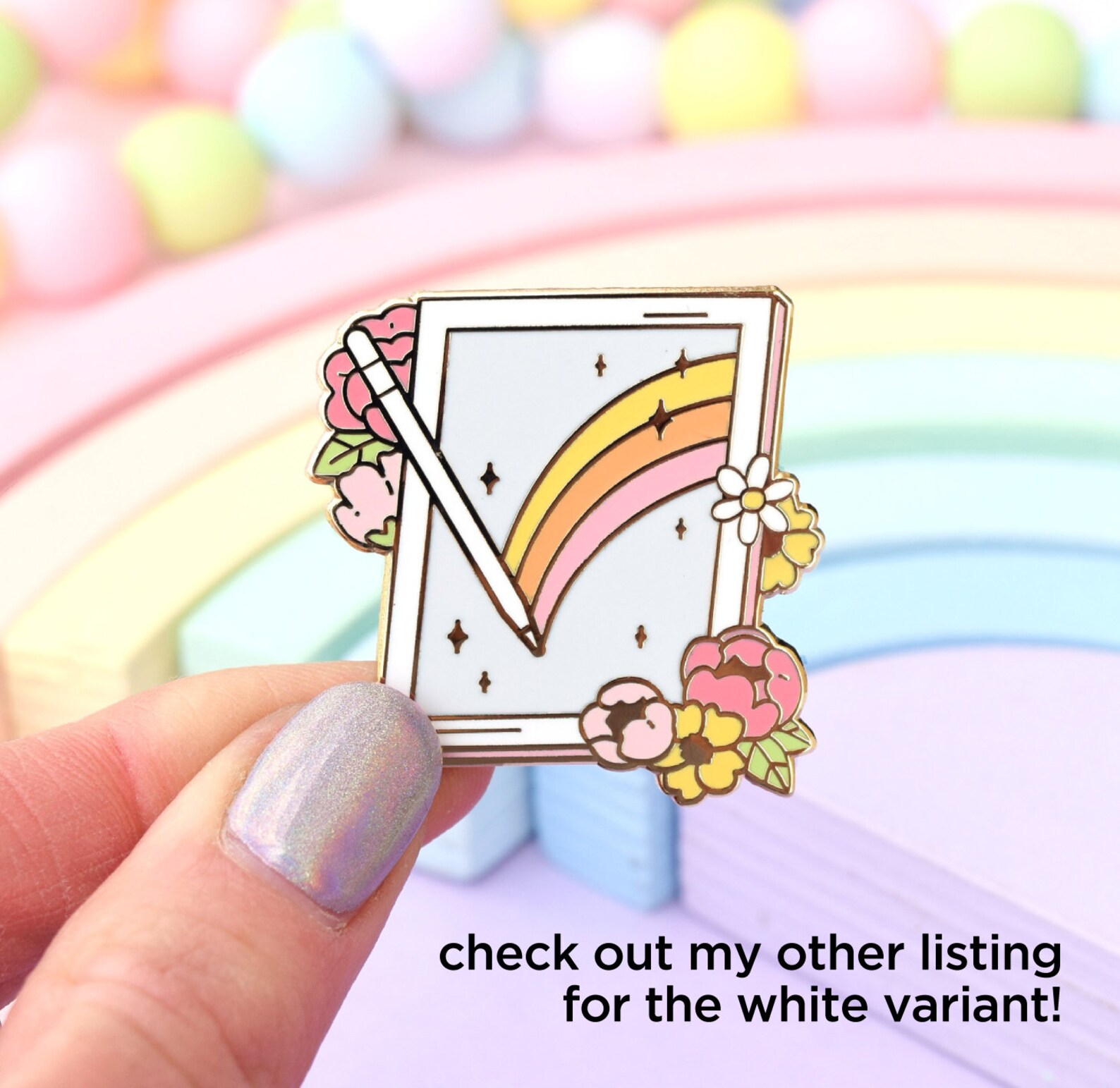 Tablet Hard Enamel Pin // Ipad Artist Art Digital | Etsy