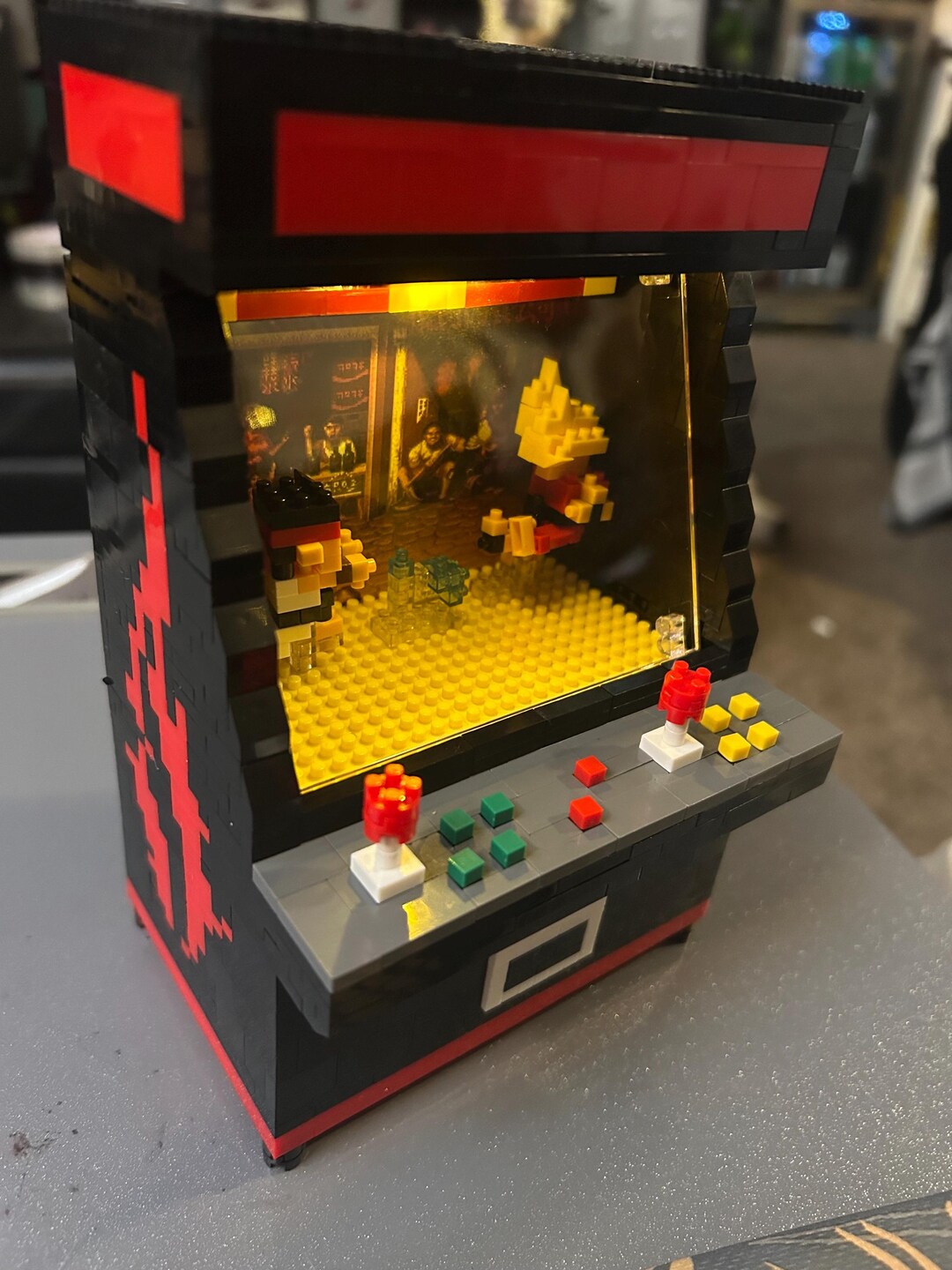 Built Mini Block Fighter Arcade Machine - Etsy