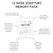 12-week Scripture Memory Pack for Kids - Etsy
