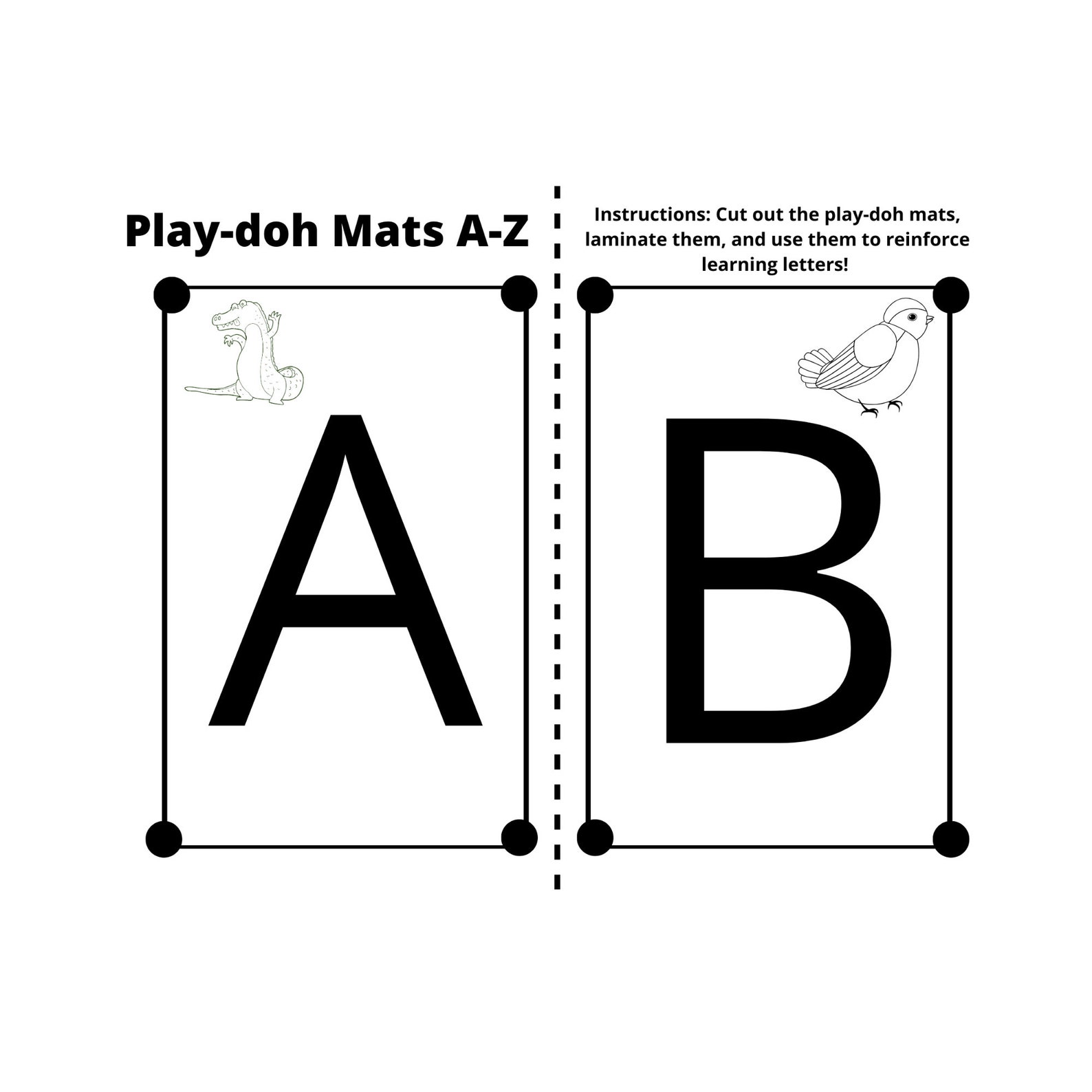 Alphabet & Animal Lapbook Printable Pack - Etsy