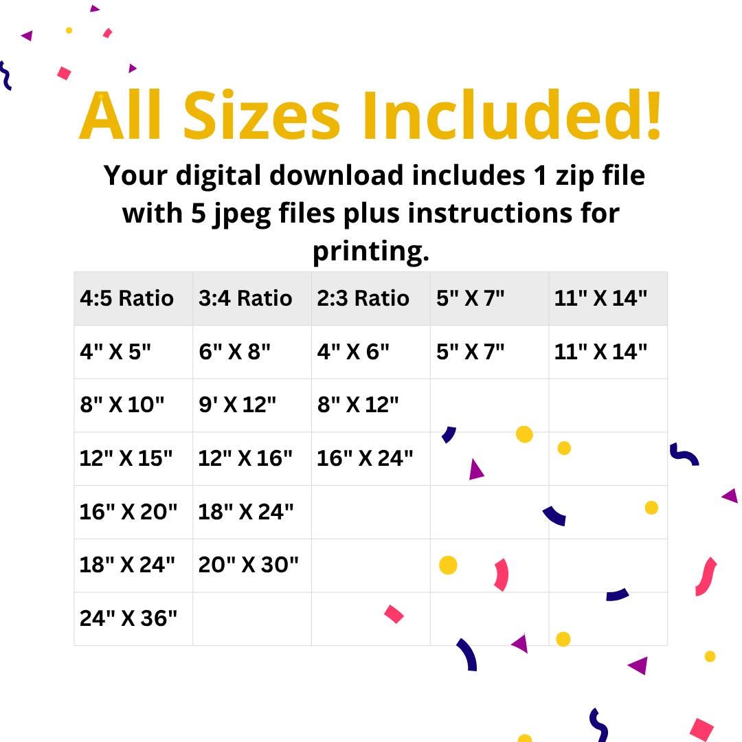 Kitchen Conversion Chart Digital Art - Etsy