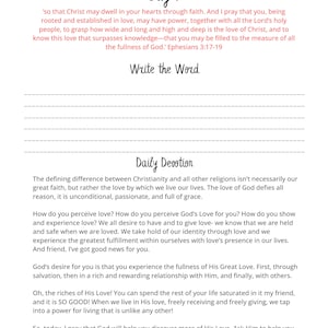 Rooted in Love Scripture Devotional and Journal - Etsy
