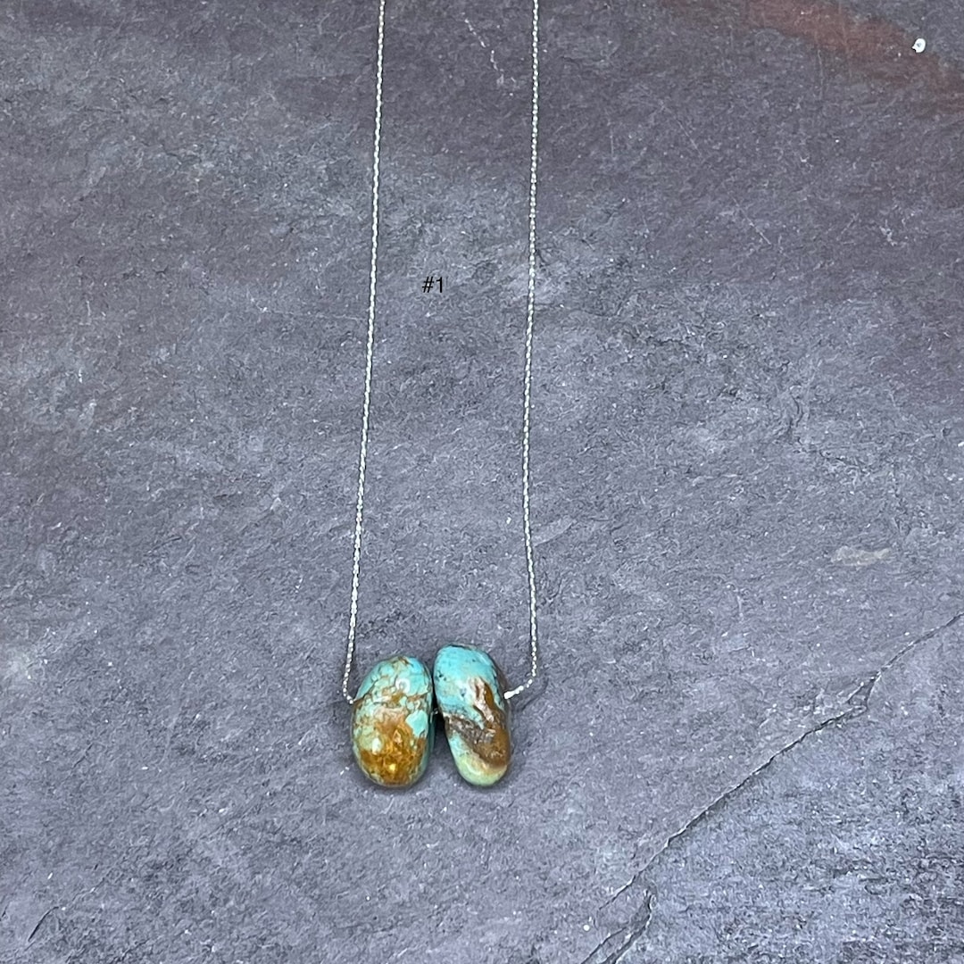 Lucky Number 8 - Large, Rare Number 8 Turquoise Nuggets on Sterling ...