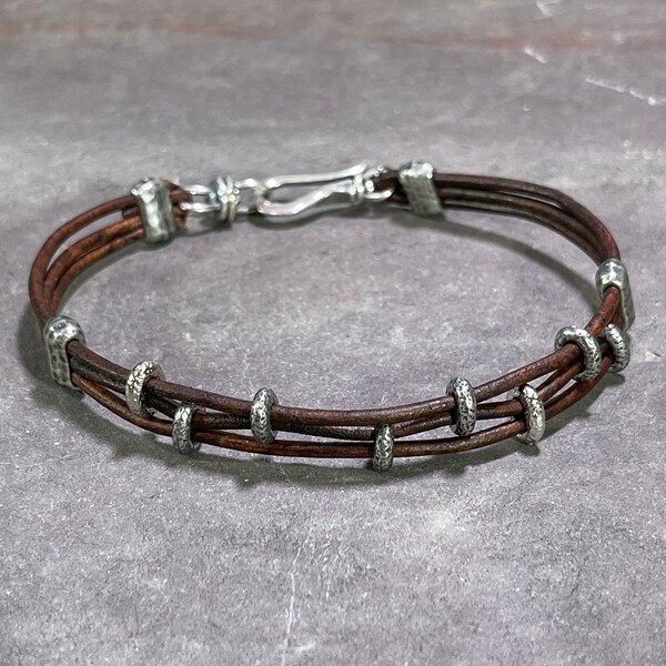 Leather Anklets - Etsy