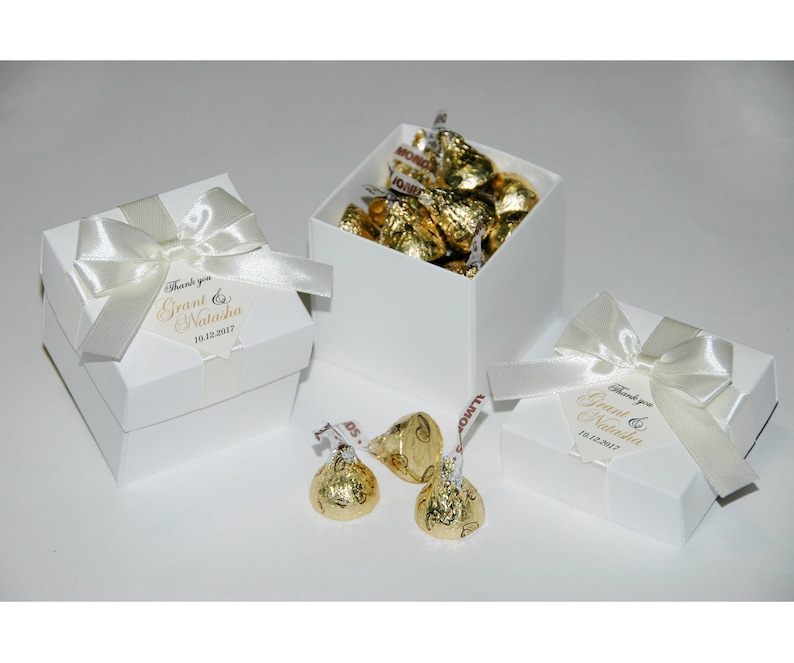 Elegant Wedding Bonbonniere Wedding Favor Boxes With Ivory - Etsy