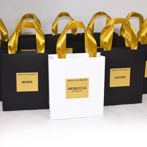 Hen Weekend Gift Bags, Personalized Bridesmaid's Bag, Bridal Party ...