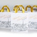 30 Welcome Bags for Guests With Gold Satin Ribbon Handles and - Etsy
