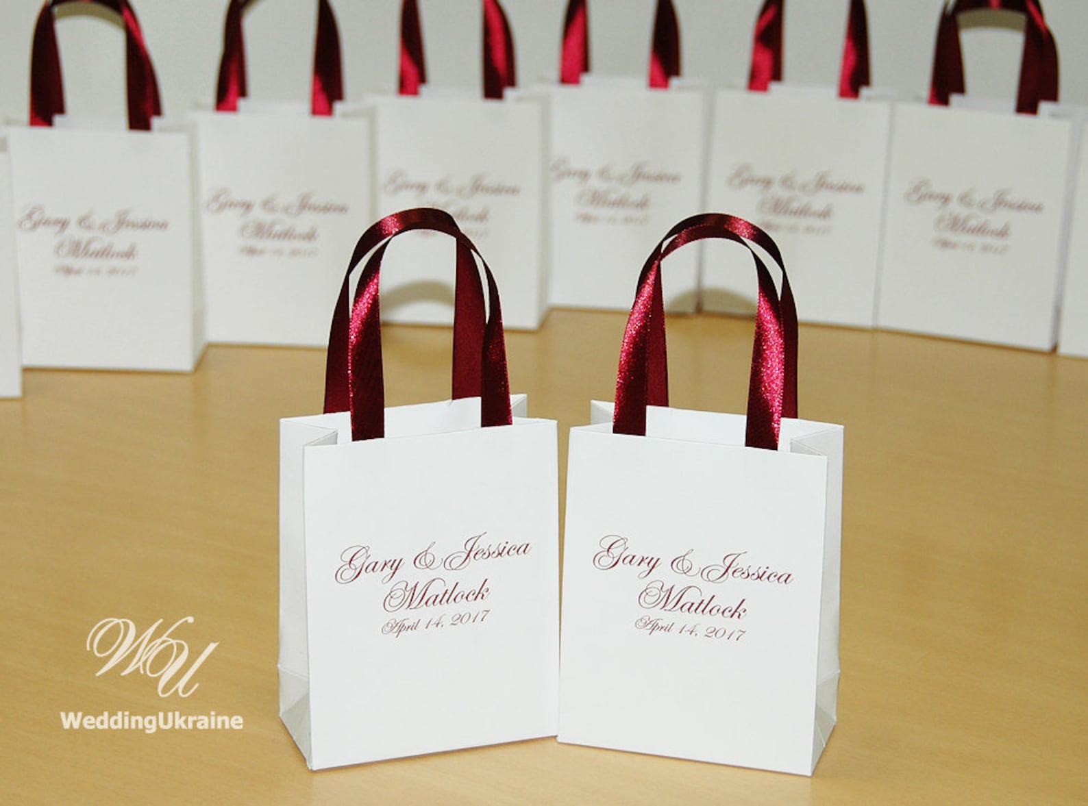Personalized Wedding Bags for Welcoming Your Guests Elegant - Etsy