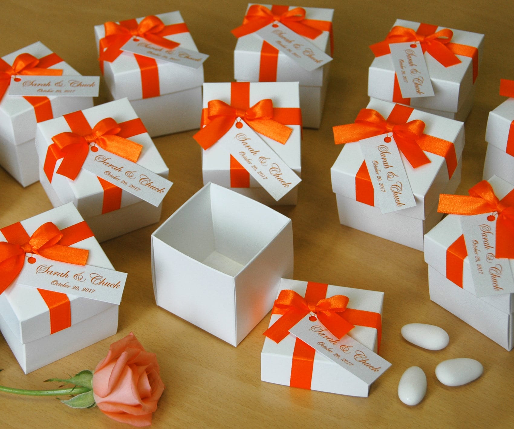 Wedding Favor Boxes Personalized Favor Box Personalized | Etsy