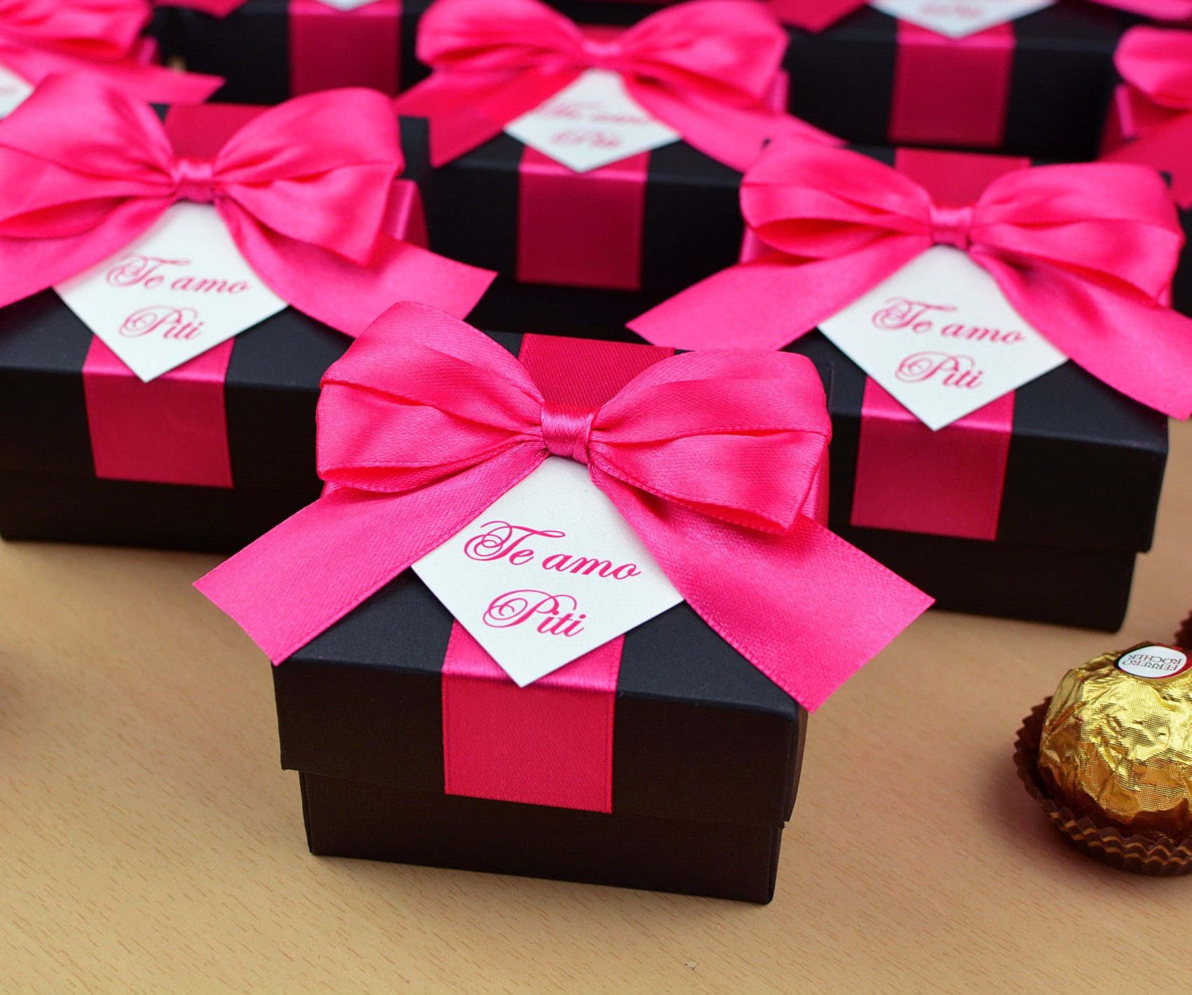 Lavender Personalized Birthday Party Favor Box With Satin - Etsy