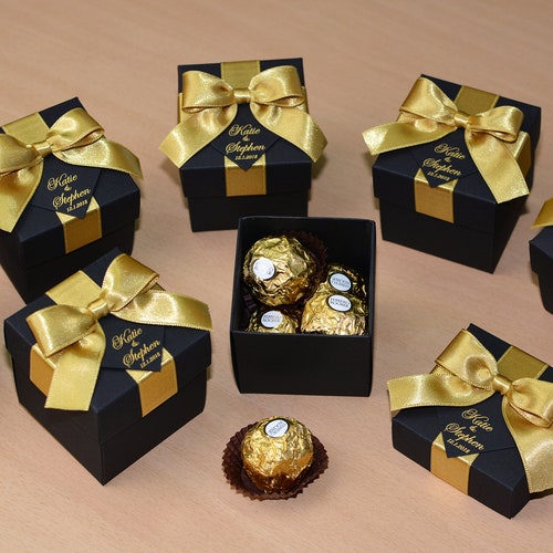 25 Gatsby Theme Gift Bags With Gold Satin Ribbon Handles and - Etsy