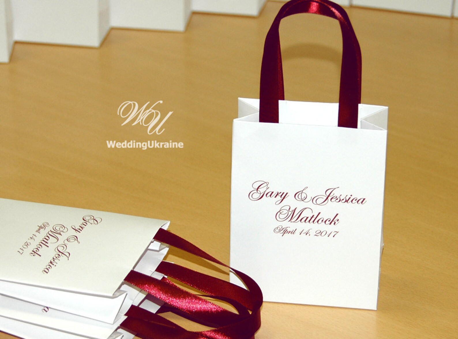 Personalized Wedding Bags for Welcoming Your Guests Elegant | Etsy