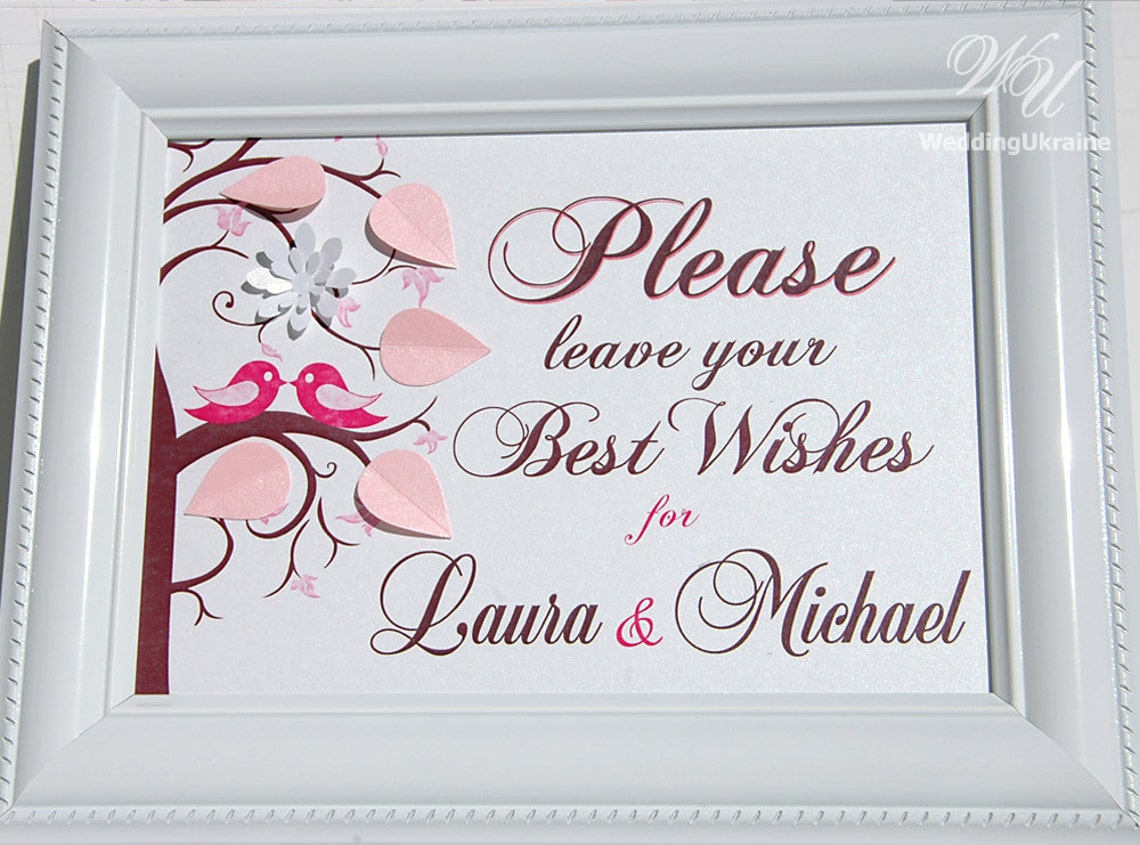 Custom Wedding Sign Card Wedding Sign Guest Book wedding - Etsy