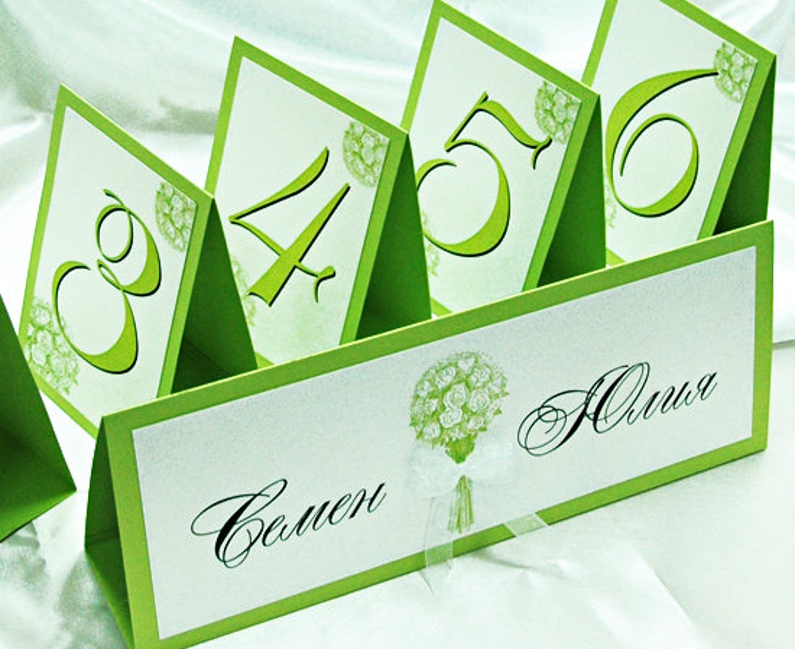 Orange Wedding Table Numbers - Tented Wedding Table Number Signs ...