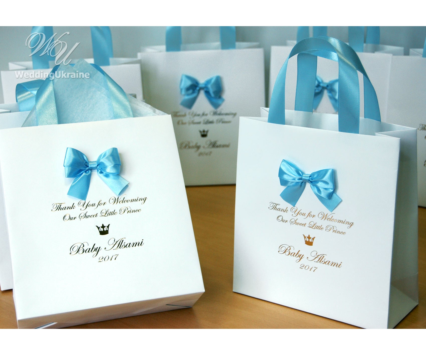 70 Baby Boy Gift Bags For Guests Thank Your For Welcoming Etsy