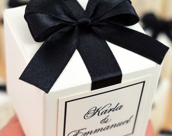 Ivory Favor Boxes - Etsy