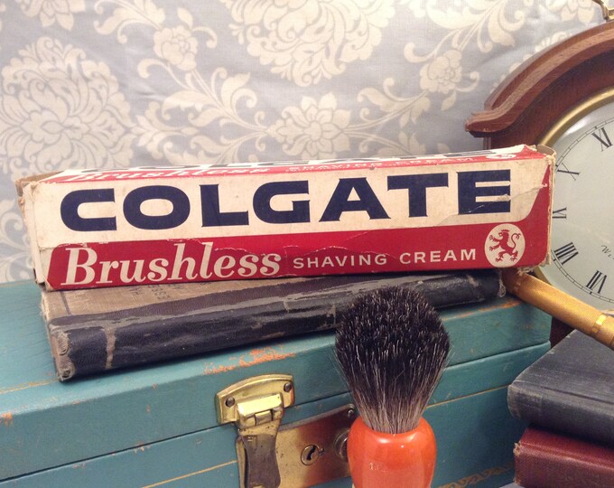 Vintage NOS Colgate Brushless Shaving Cream Colgate Palmolive Co. New ...