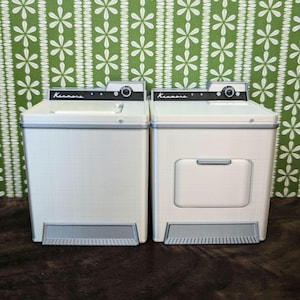 1957 Lady Kenmore Miniature Washer & Dryer: Retro Dollhouse Kitchen - Etsy