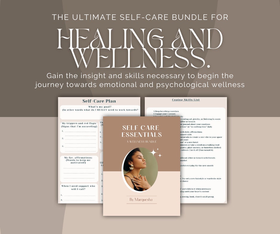 Self-care Plan Worksheet for Teens and Adults - Etsy