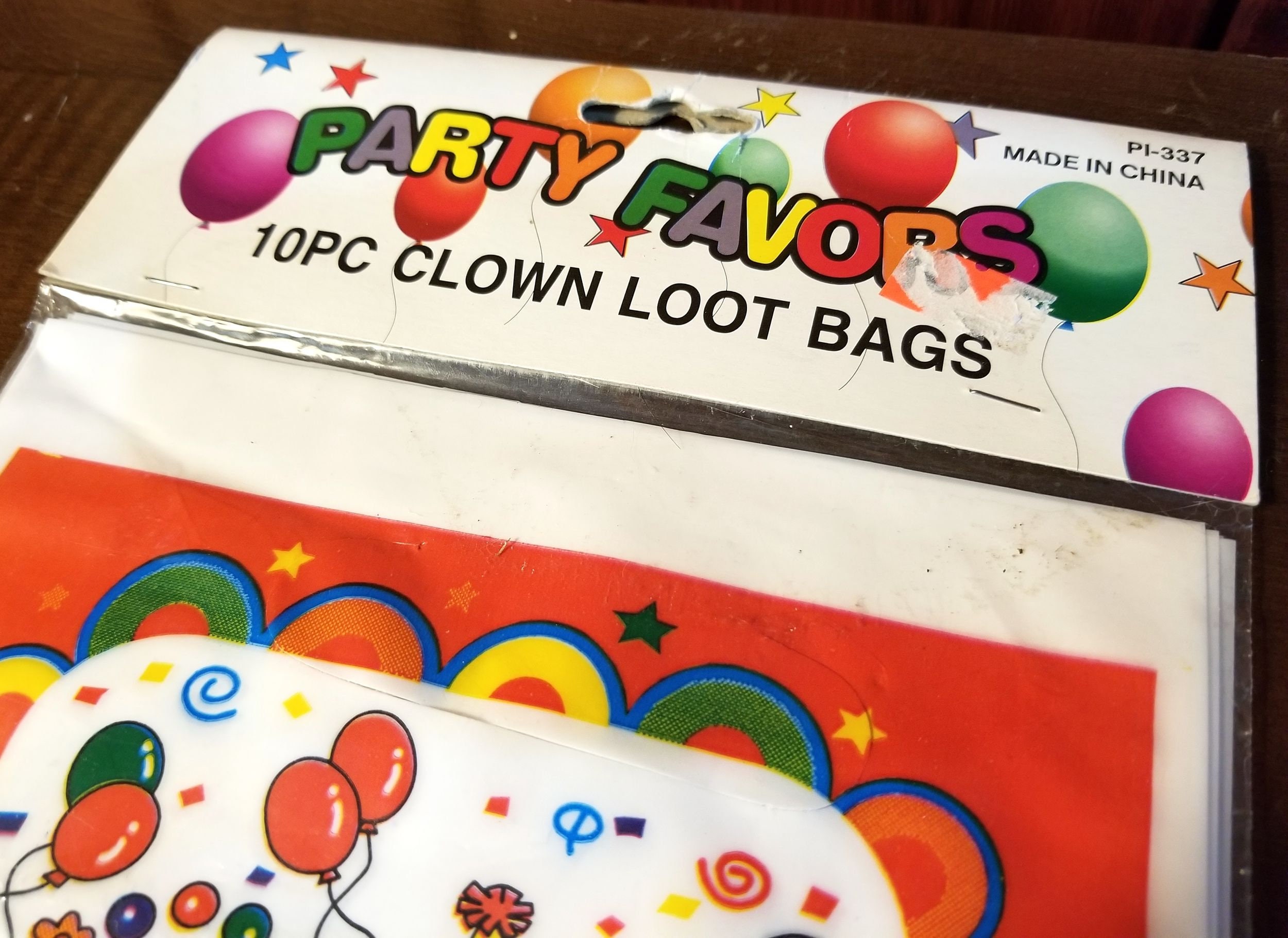 Vintage, New in Package Clown Loot Bags Party Favors 10 Pc - Etsy