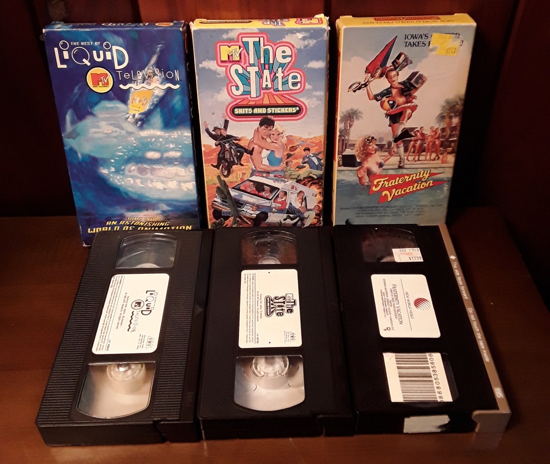 Set of 3 Vintage Teen VHS Tapes - the Best of Liquid Television (MTV ...