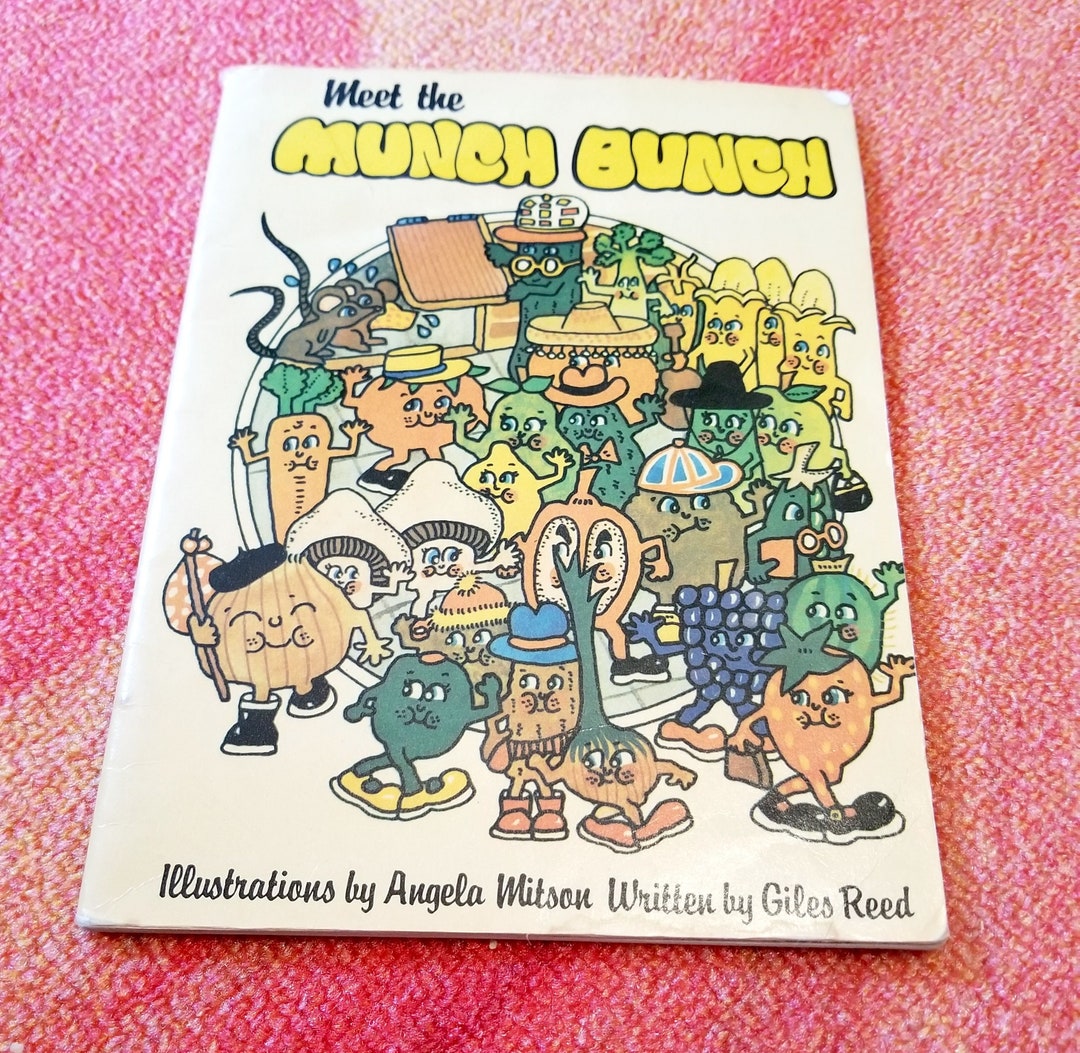 Meet the Munch Bunch by Giles Reed, RARE, 1979, Paperback - Etsy