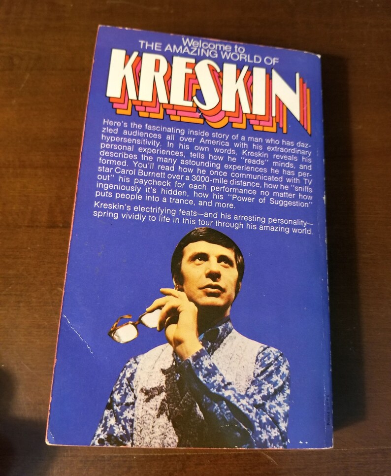 The Amazing World of Kreskin by Kreskin Paperback Book 1974 - Etsy