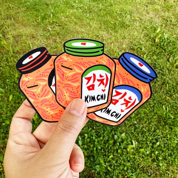Kimchi Sticker - Etsy