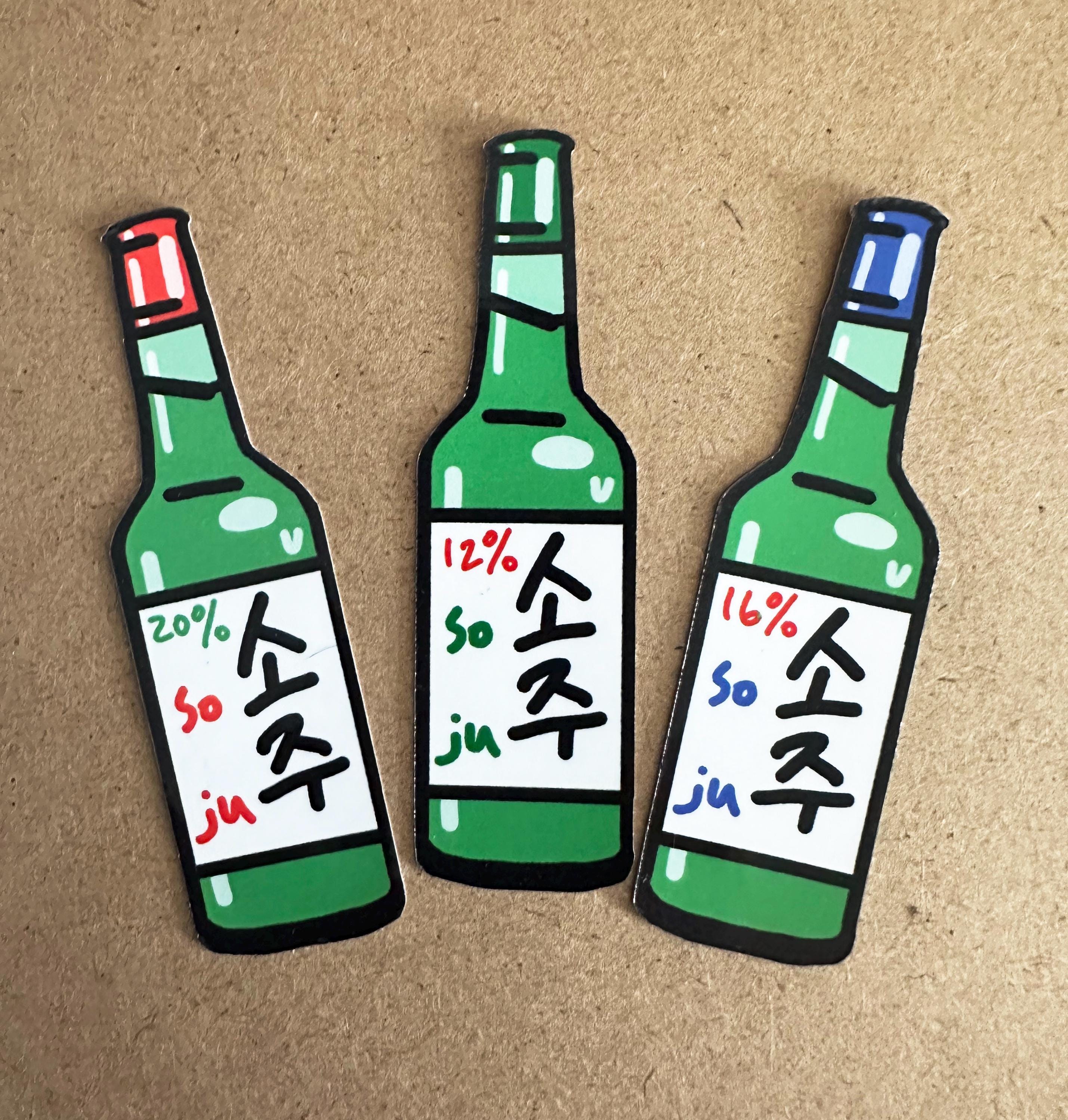 Soju Stickers (singles) - Etsy