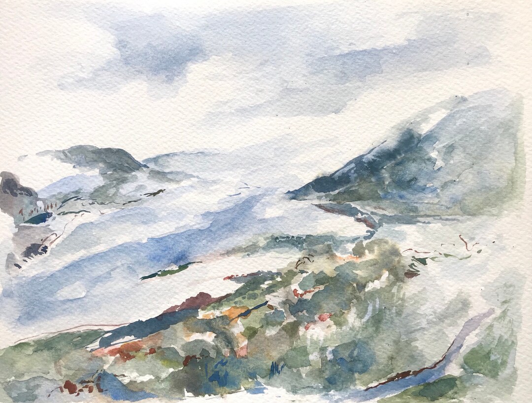 Columbia Gorge Art - Original Art - Northwest Art - Watercolor ...