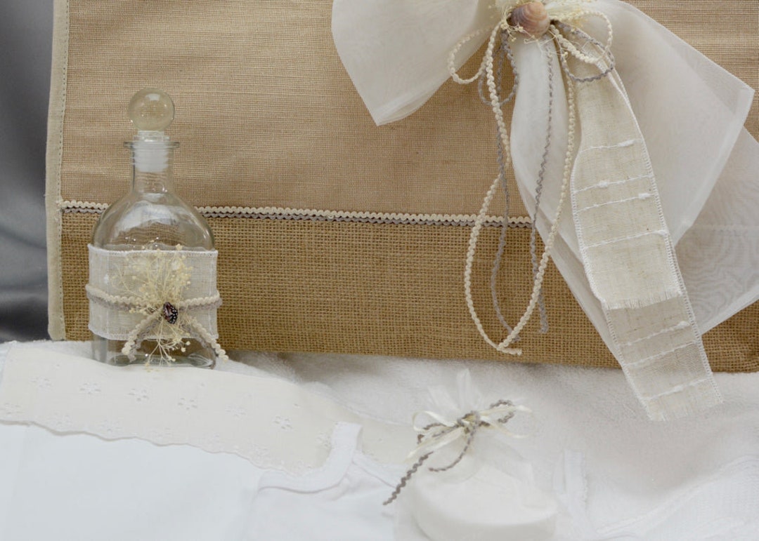 Orthodox Baptism Oil Cloths With Sea Shells and Natural Materials ...
