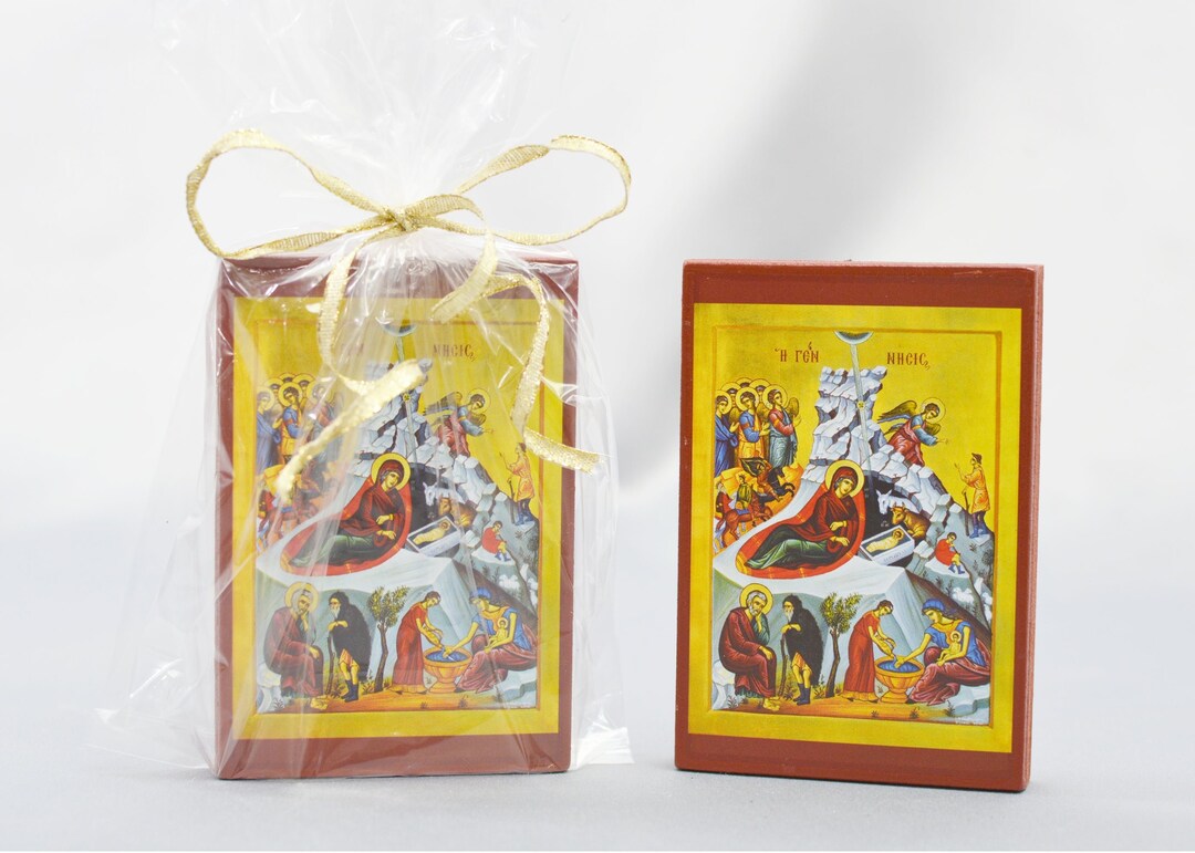 Byzantine Nativity Icon - Orthodox Christmas Decor | Dahlia - Etsy Byzantine Nativity Icon - Orthodox Christmas Decor | Dahlia - Etsy