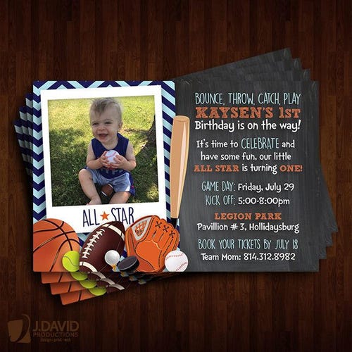 Editable Sports Invitation Sports Birthday Invitation Soccer - Etsy