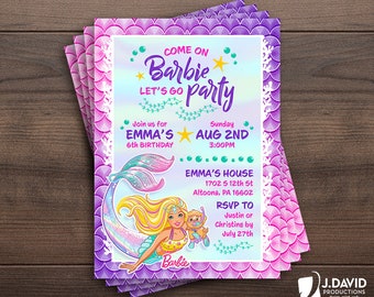 Barbie Mermaid Party | Etsy
